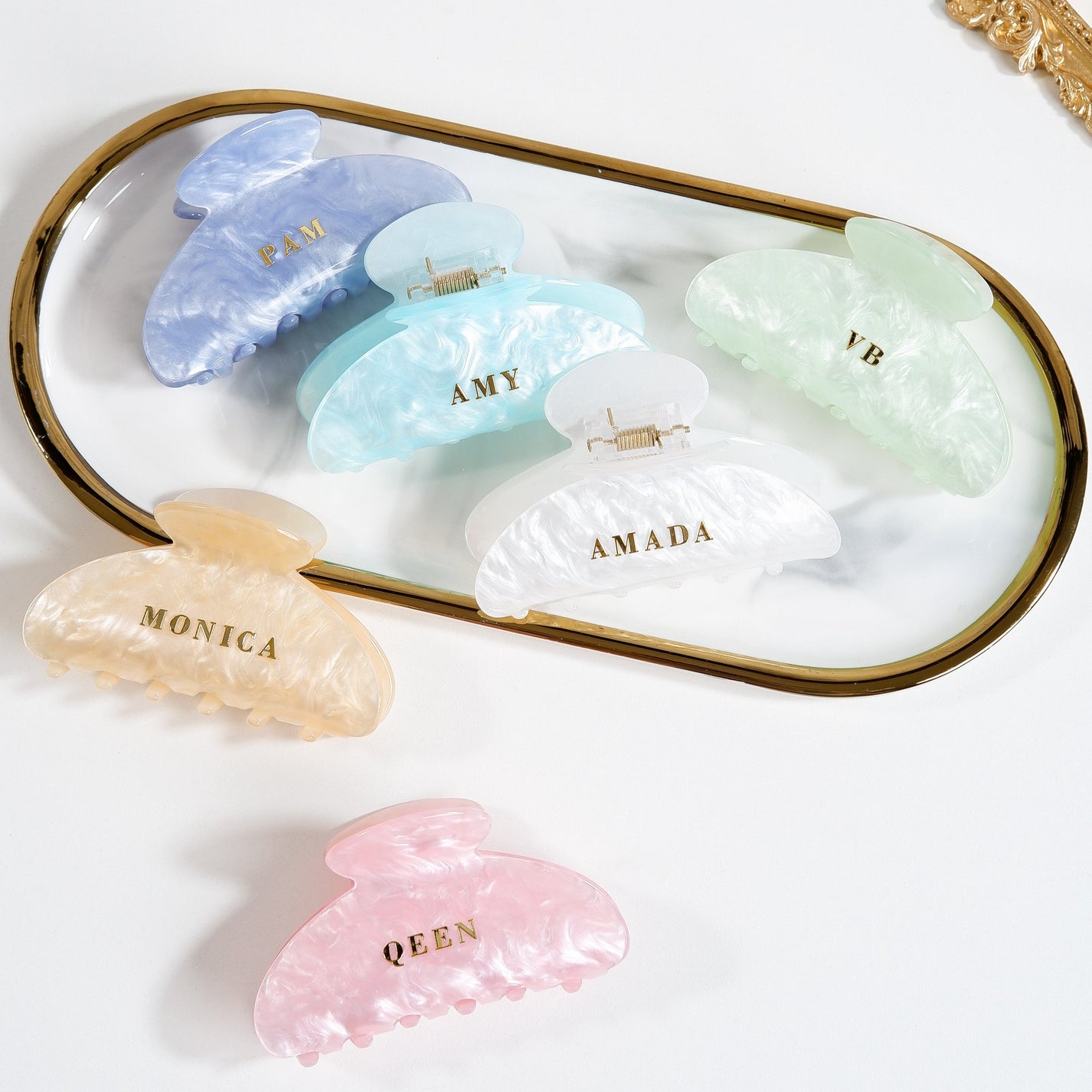 Personalized Hair Clips - Bridesmaid Accessories Australia – Sserafim