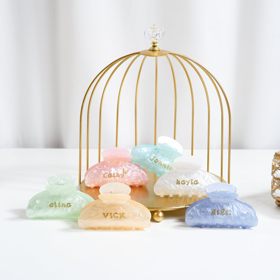 Custom Claw Clips - Personalized Name Hair Clips – Sserafim