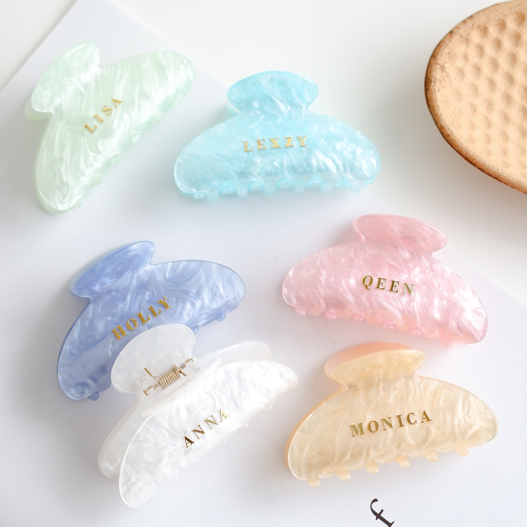 Personalized Hair Clips - Bridesmaid Accessories Australia – Sserafim