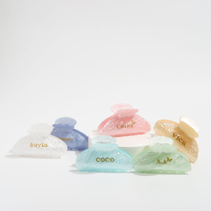 Custom Claw Clips - Personalized Name Hair Clips – Sserafim