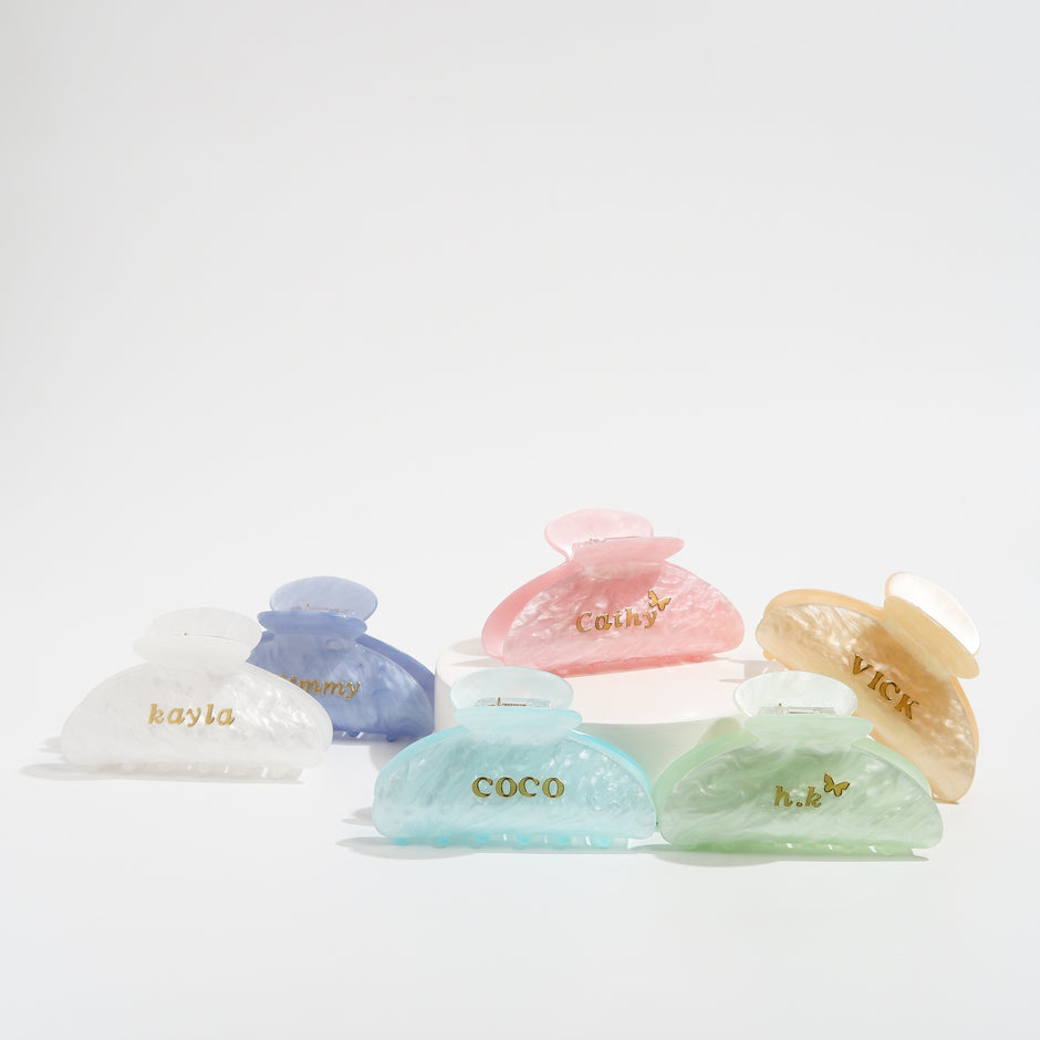 Custom Claw Clips - Personalized Name Hair Clips – Sserafim
